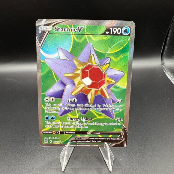Pokemon | Other | Starmie V Ultra Rare Full Art 66189 Pokmon Astral ...